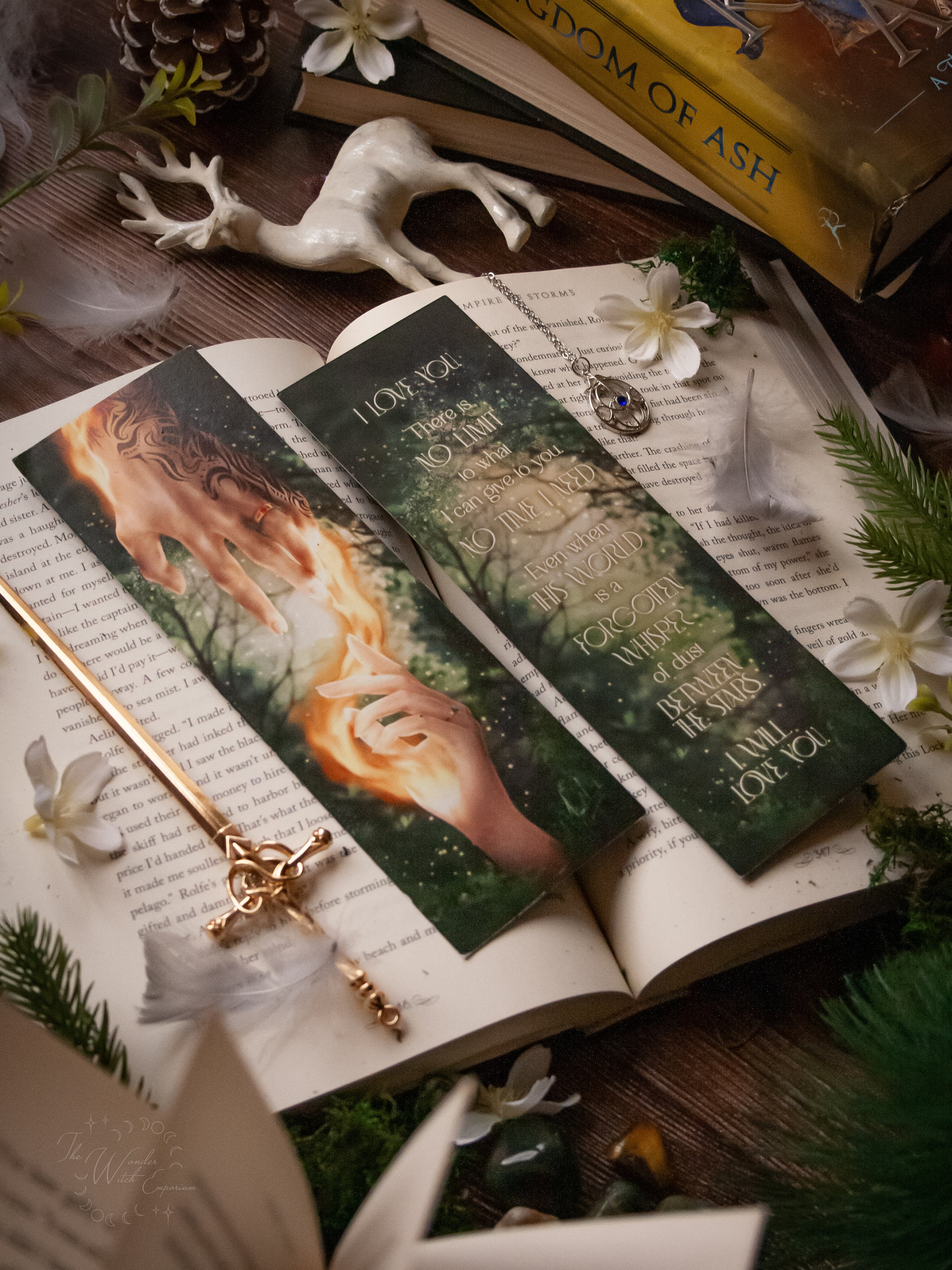 The Rowaelin Bookmark Throne of Glass Sarah J Maas Aelin Galythinius ...