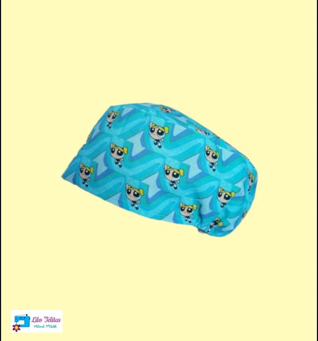 Surgical Cap With Bubble Cap, Long Hair Operating Room Cap, Powerpuff ...