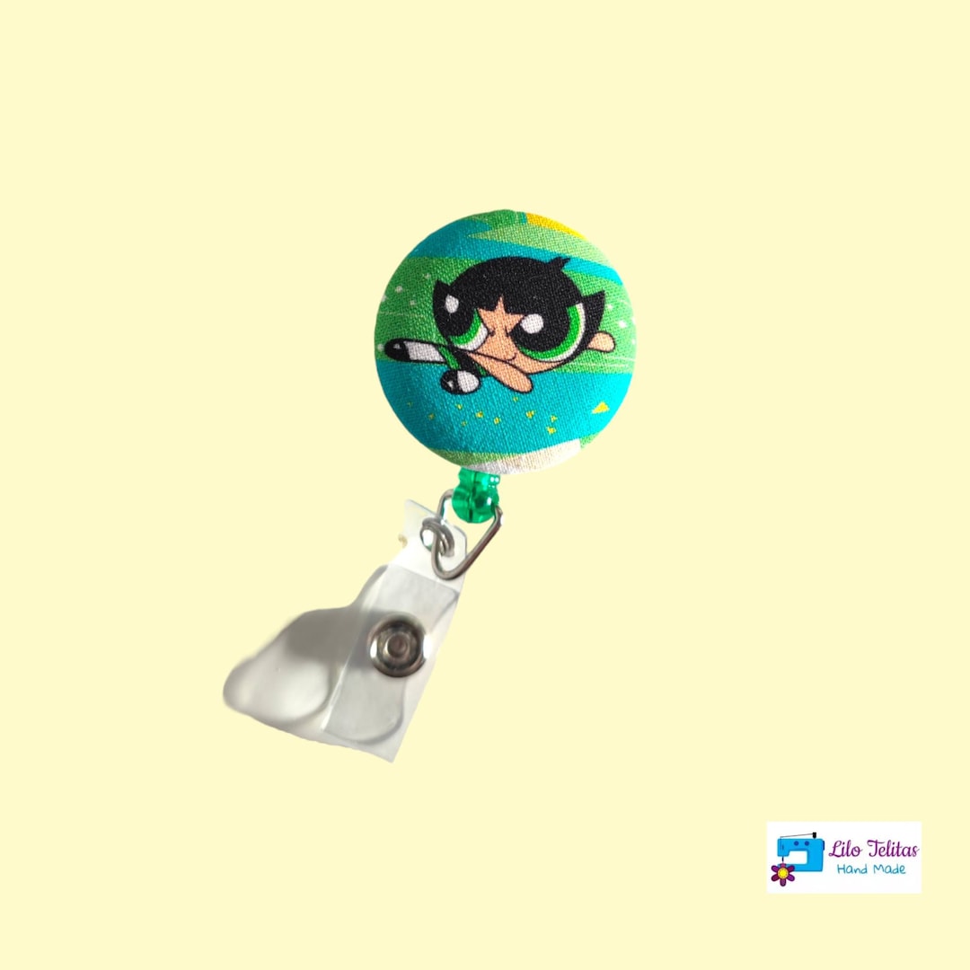 Powerpuff Girls Badge Reel, Cactus Badge Reel, Powerpuff Girls Keychain ...