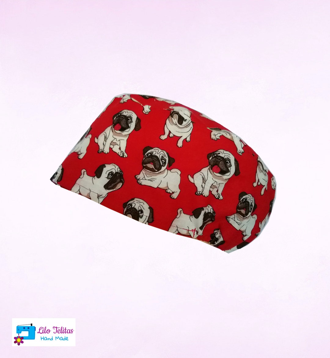 Red Surgical Cap, Dog Operating Room Cap, Long Hair Sanitary Cap ...