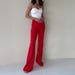 Red Bell Bottoms Pants for TALL Women Flared - Etsy
