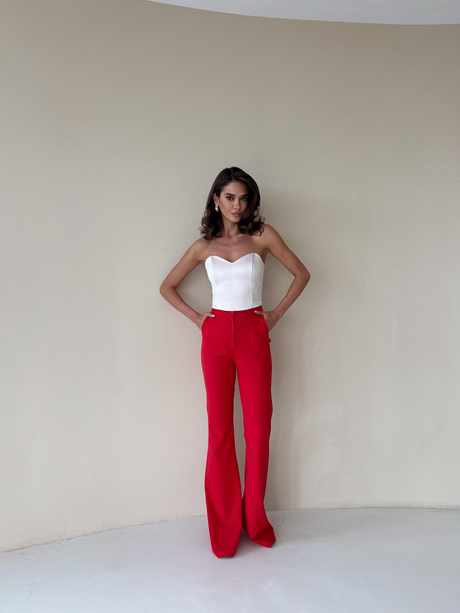 Red Bell Bottoms Pants for TALL Women Flared - Etsy