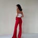 Red Bell Bottoms Pants for TALL Women Flared - Etsy