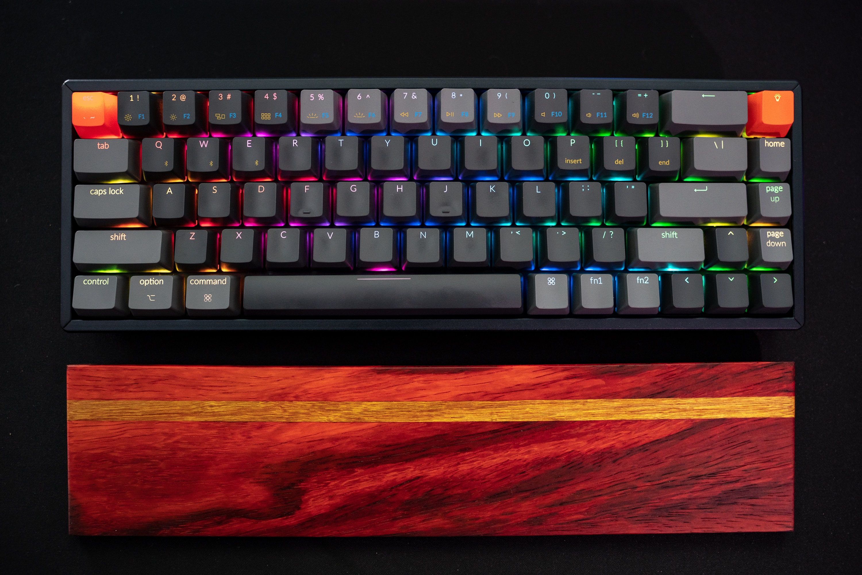 KEEB|REST Padauk and Canarywood Keyboard Wrist Rest - Etsy