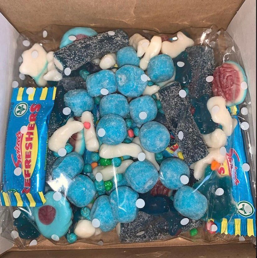 Blue 500g Sweet Box | Etsy