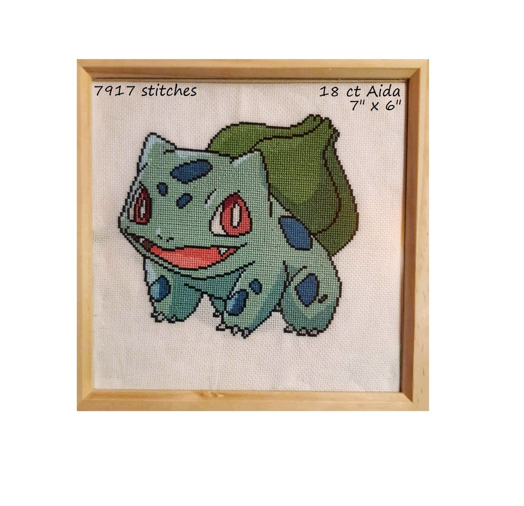 Bulbsaur Cross Stitch Pattern - Etsy