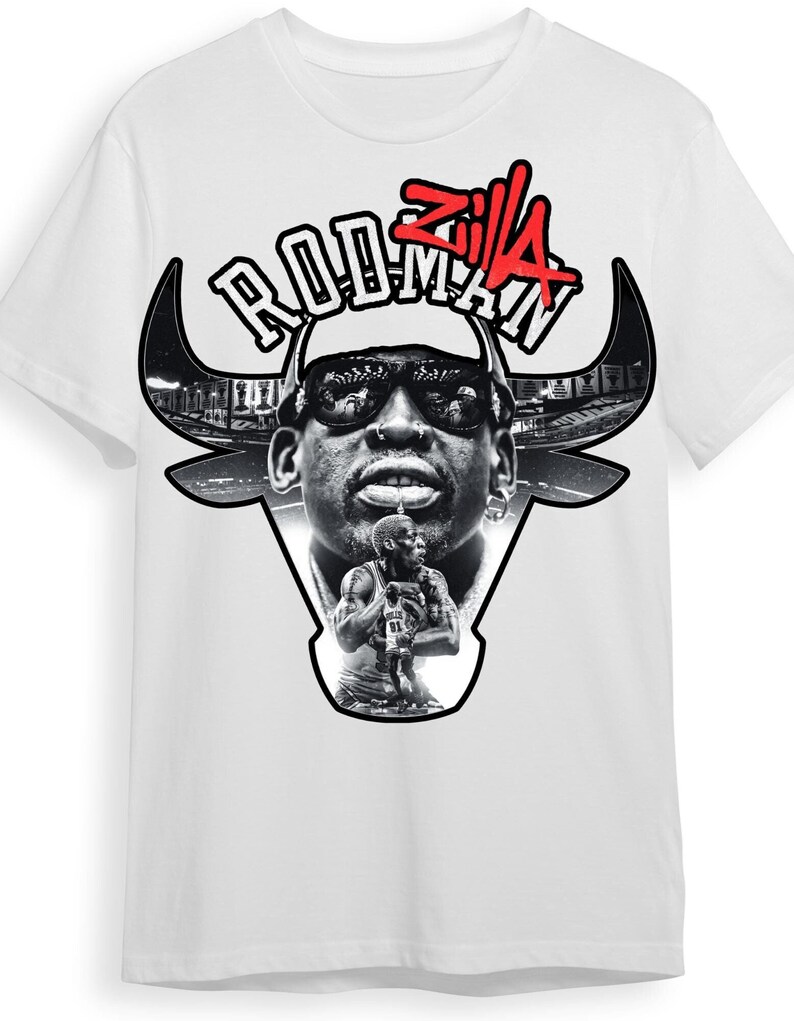 Dennis Rodman 'rodzilla' PNG High-quality Digital Download 5000 X 5479 ...