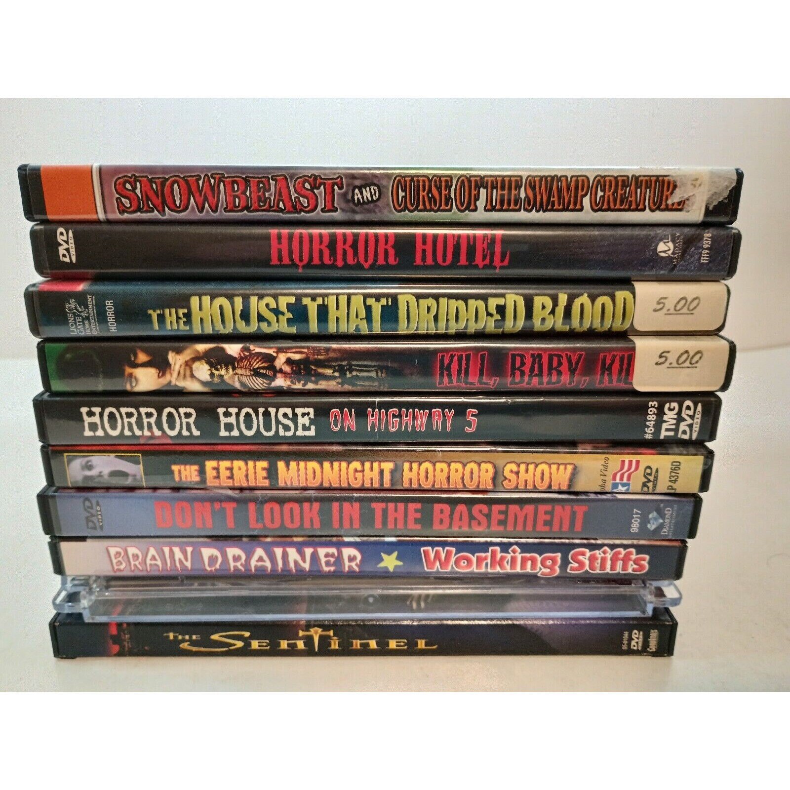 Vintage Sci-fi /horror Cult B Movies Dvd's Lot of 10 - Etsy