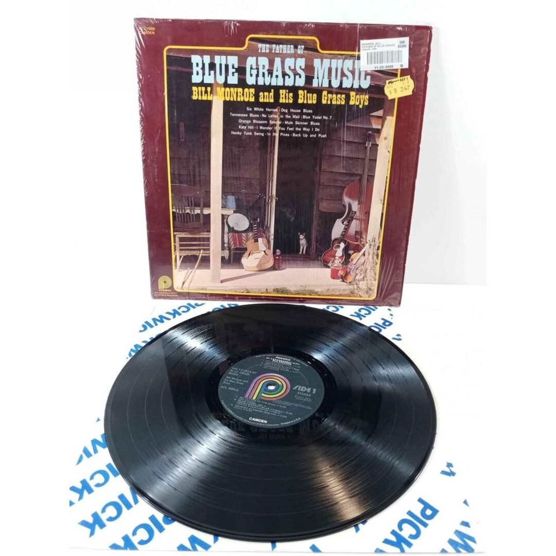 1977 Bill Monroe Bluegrass Music Vinyl Album - Etsy