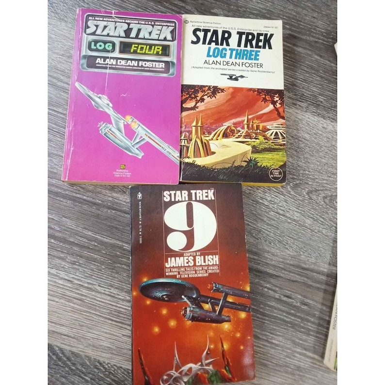 Vintage Star Trek Paperback Books Lot of 5 - Etsy