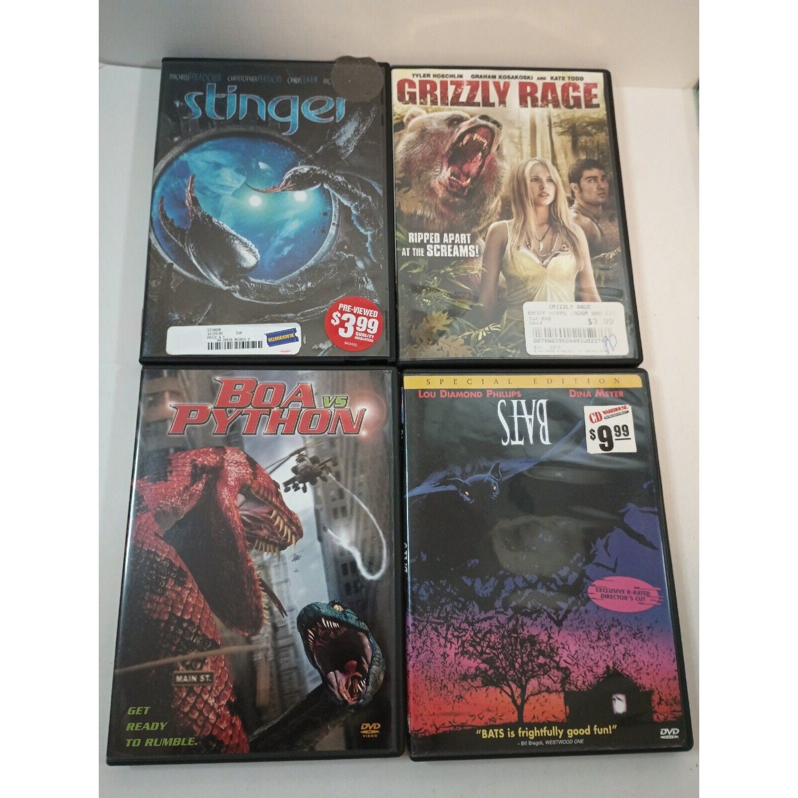 Maneater/monster Horror Movie DVD Lot of 10 3 - Etsy