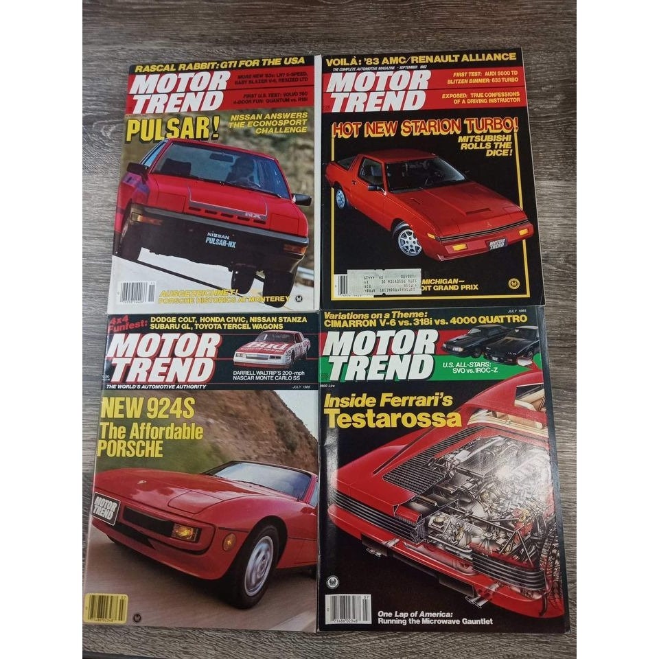 1980s Motor Trend Magazines Lot of 21 - Etsy