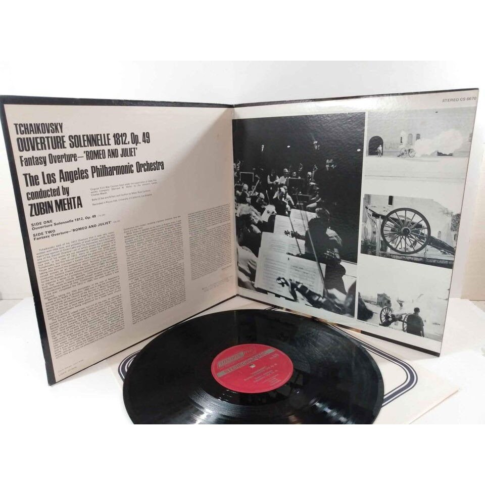 Tchaikovsky 1812 Overture Vinyl Album EXC Los Angeles Philharmonic ...