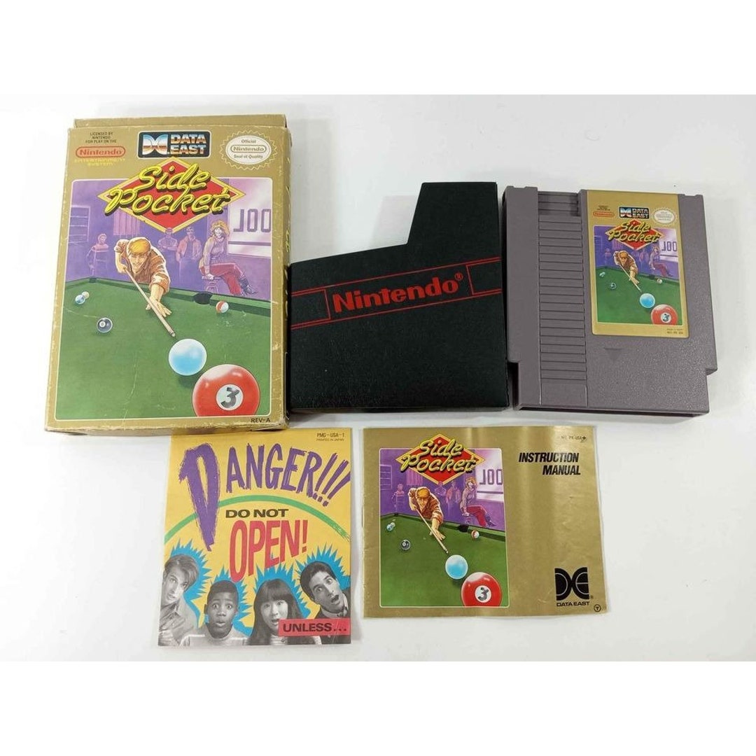 Nintendo Side Pocket NES Game Complete Working - Etsy