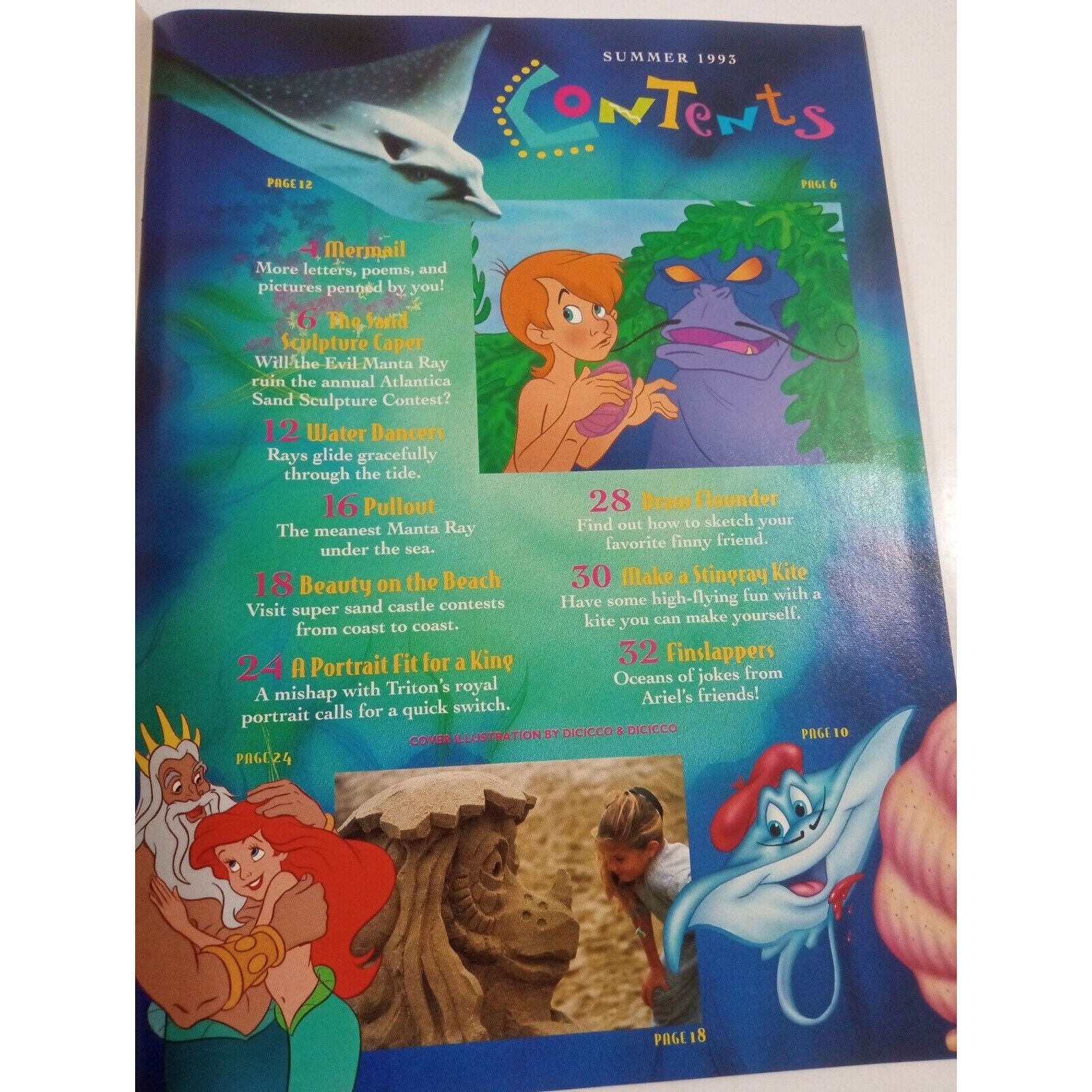Vintage DISNEY LITTLE MERMAID Magazine Summer 1993 Edition - Etsy