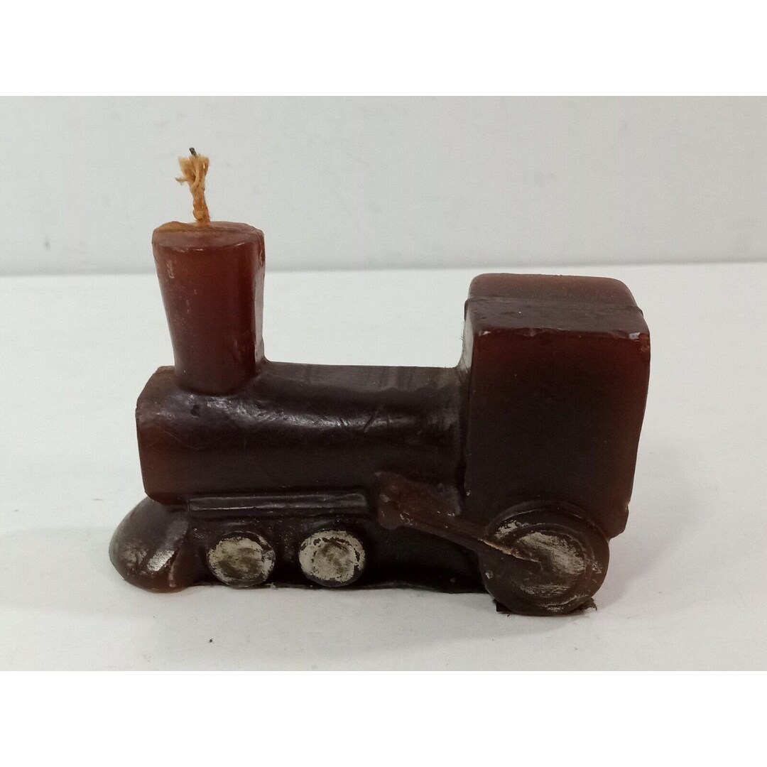 Vintage 3 Steam Locomotive Wax Candle Unfired Train Engine Decor - Etsy