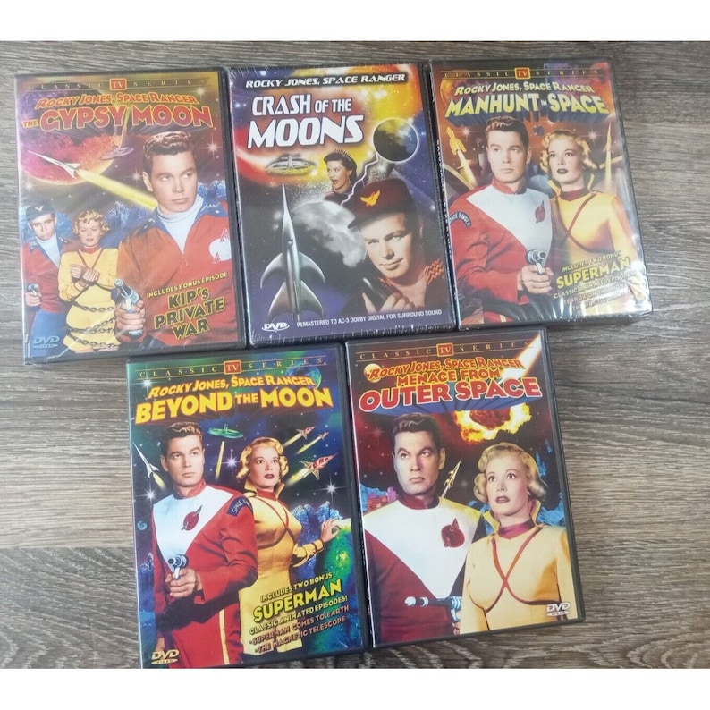 Rocky Jones Space Ranger DVD Lot of 5 3 Sealed Sci-fi Cult 1950s - Etsy
