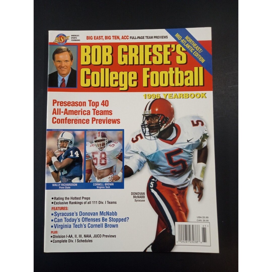 Bob Griese's 1996 College Football Yearbook - Etsy