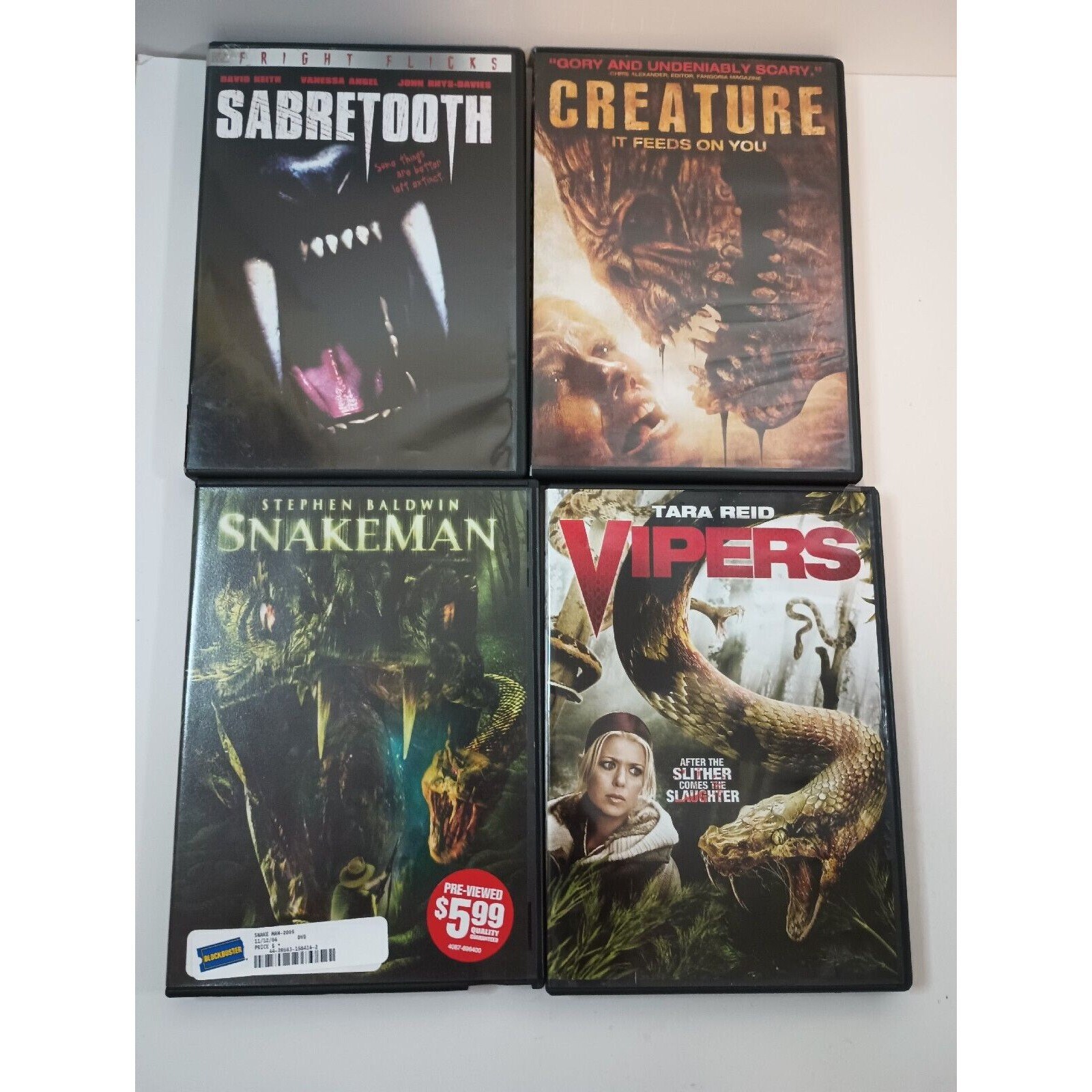 Maneater/monster Horror Movie DVD Lot of 10 6 - Etsy