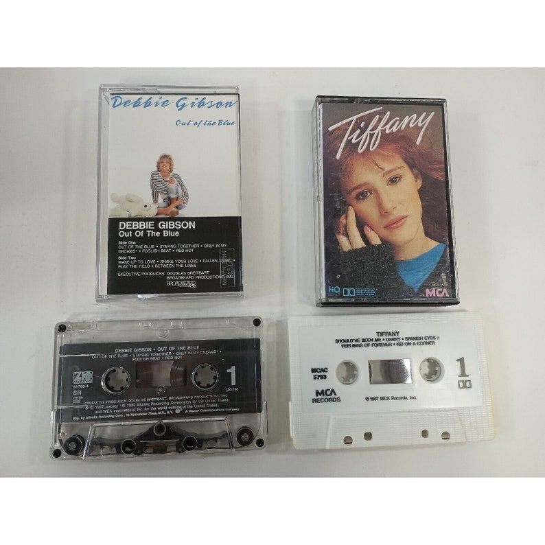 Debbie Gibson/tiffany Cassette Tapes Lot - Etsy