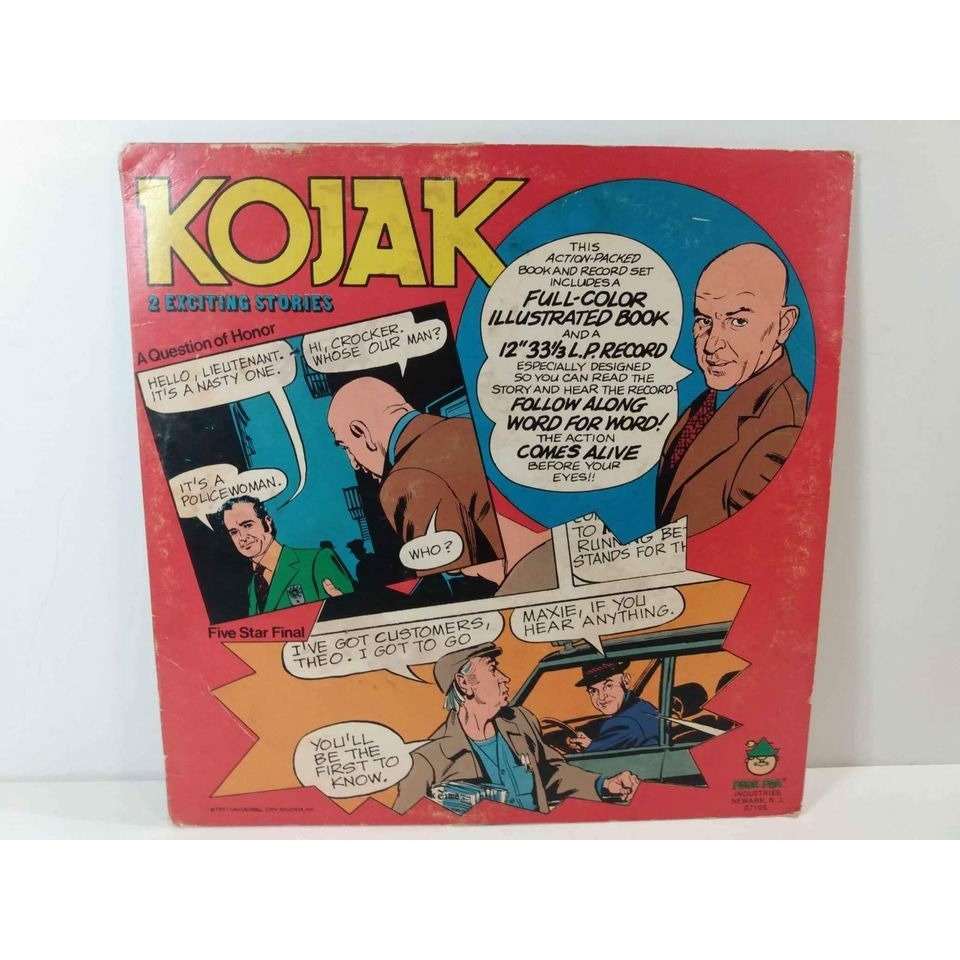 1977 Kojak Record Album & Storybook 12 33RPM - Etsy