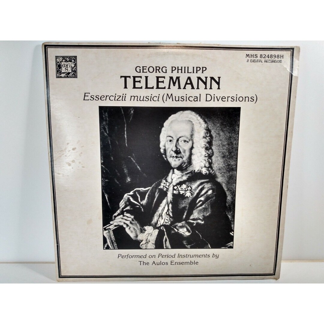 Georg Philipp Telemann Essercizii Musici DOUBLE VINYL Album EXC ...