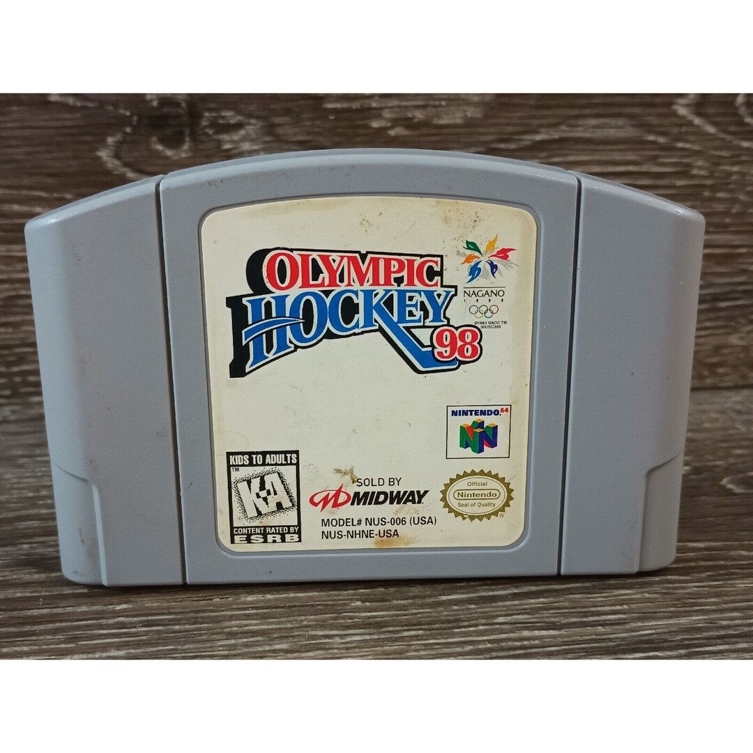 Olympic Hockey 98 nintendo 64 1998 Authentic - Etsy