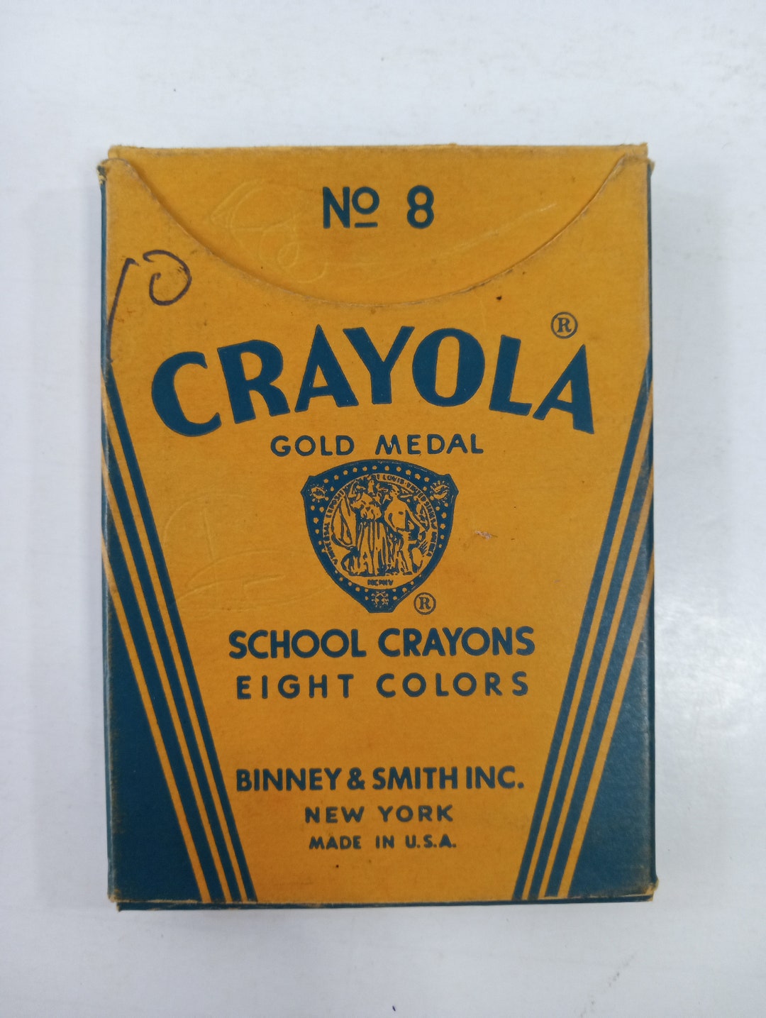 Vintage Crayola Crayons 8 Pack Binney & Smith - Etsy