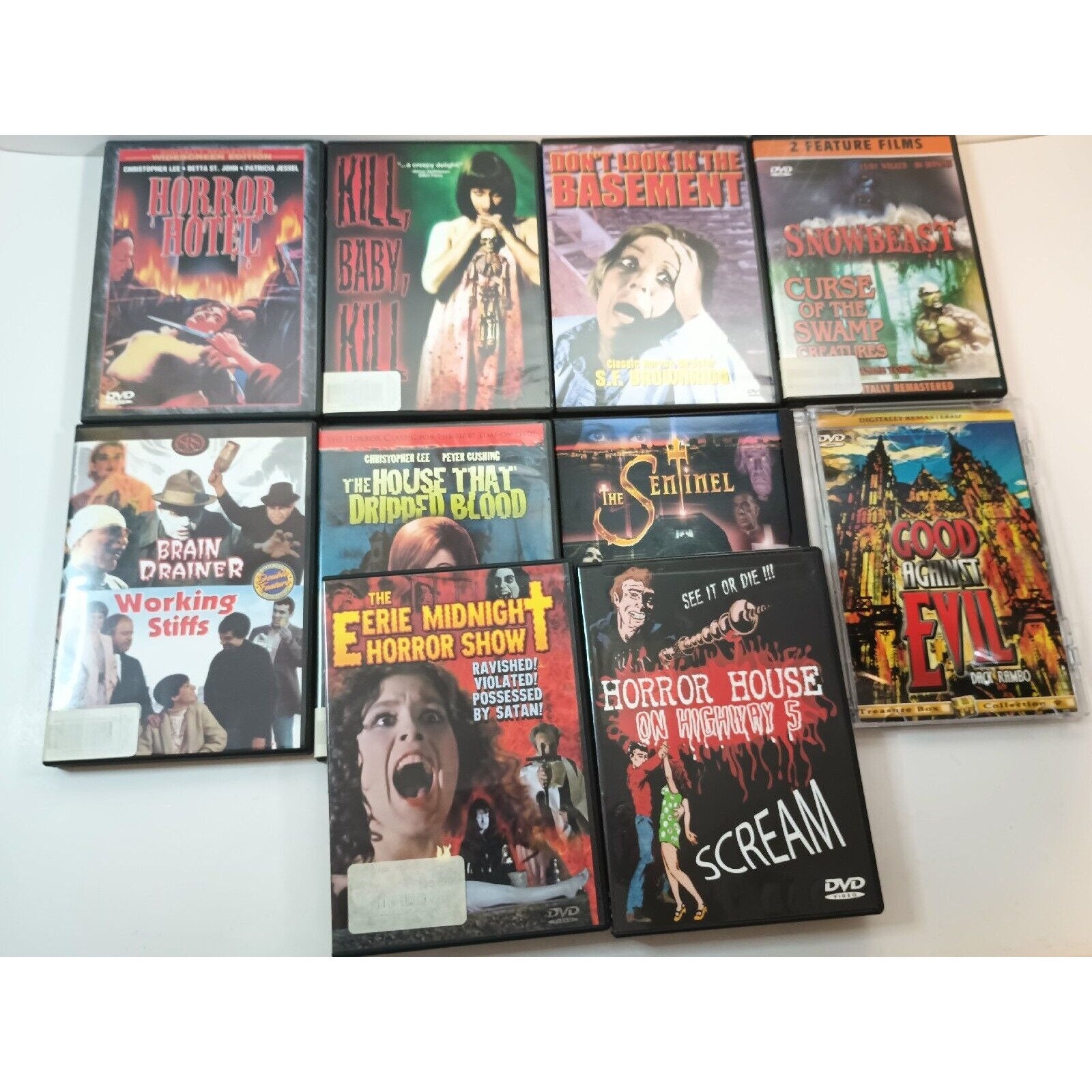 Vintage Sci-fi /horror Cult B Movies Dvd's Lot of 10 - Etsy