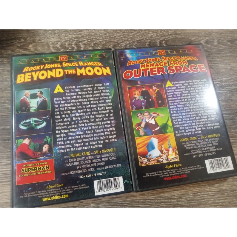 Rocky Jones Space Ranger DVD Lot of 5 3 Sealed Sci-fi Cult 1950s - Etsy