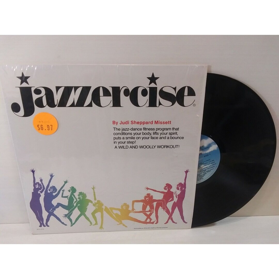 JAZZERCISE Workout Vinyl LP Album W/poster Judi Sheppard Missett 1981 Vintage - Etsy