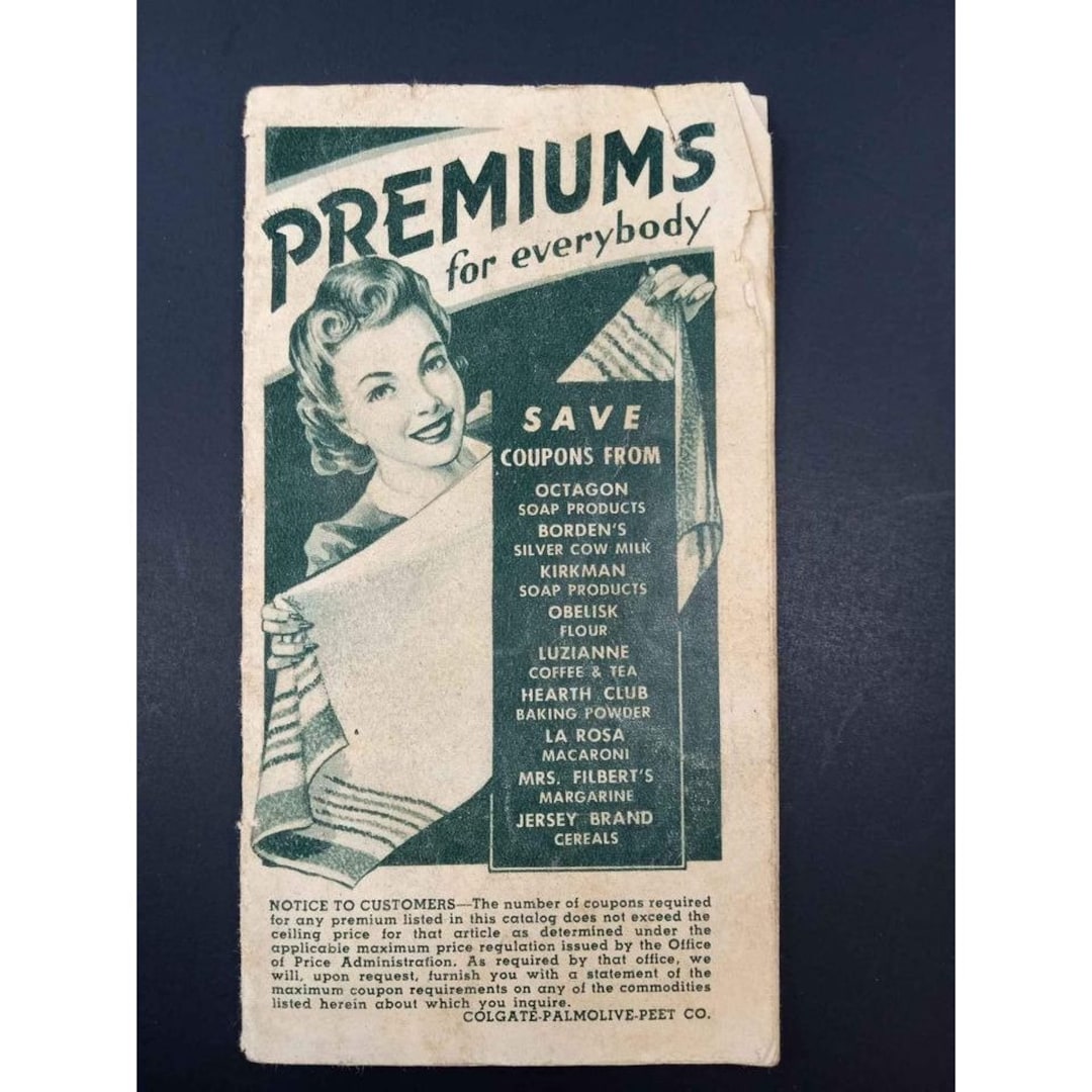 Vintage 1946 Coupon Shopping Pamphlet - Etsy