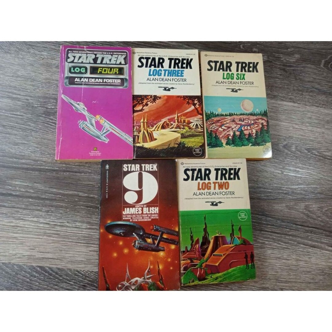Vintage Star Trek Paperback Books Lot of 5 - Etsy