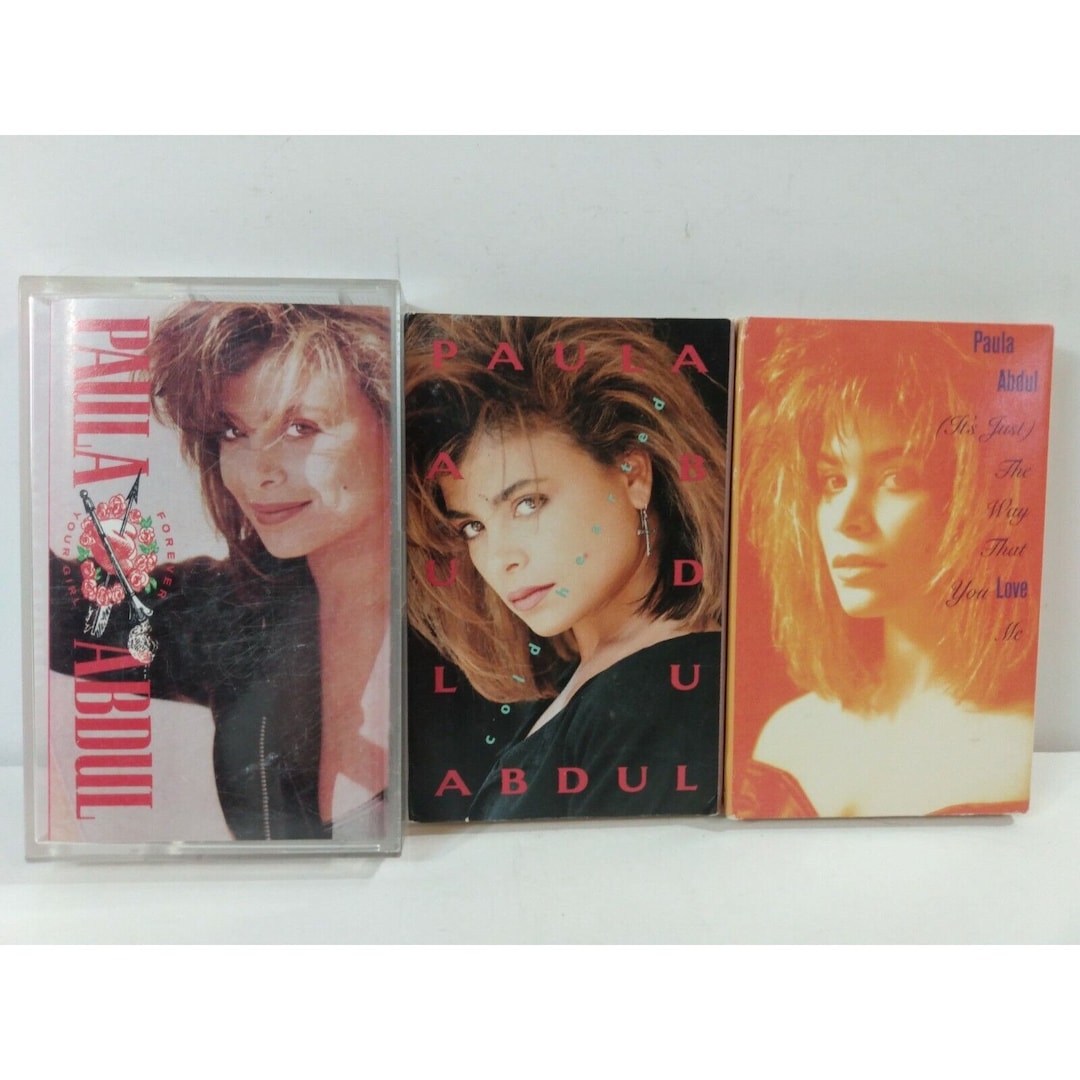 Vintage Paula Abdul / Forever Your Girl 1988 Cassette Tape & 2 Singles ...