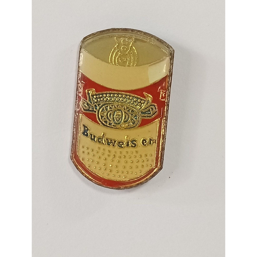 Budweiser Beer Can Advertising Lapel Pin Pinback Vintage - Etsy