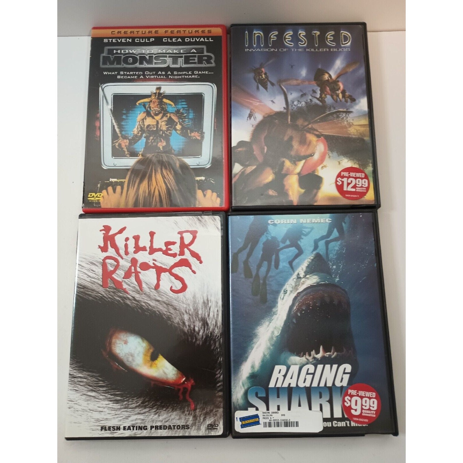 Maneater/monster Horror Movie DVD Lot of 10 6 - Etsy