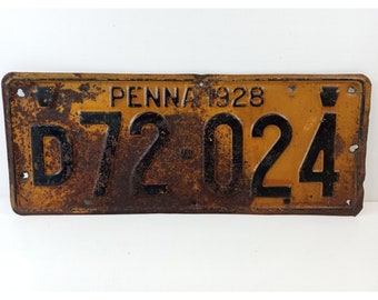 Pennsylvania License Plate Pennsylvania Car Platestate - Etsy