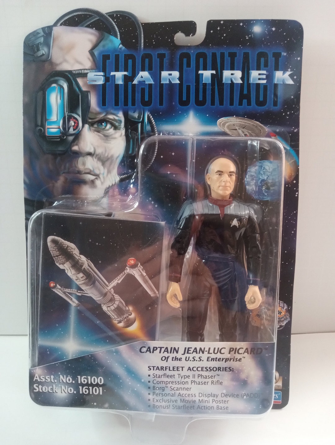 1996 Star Trek First Contact Captain Jean-luc Picard SEALED - Etsy