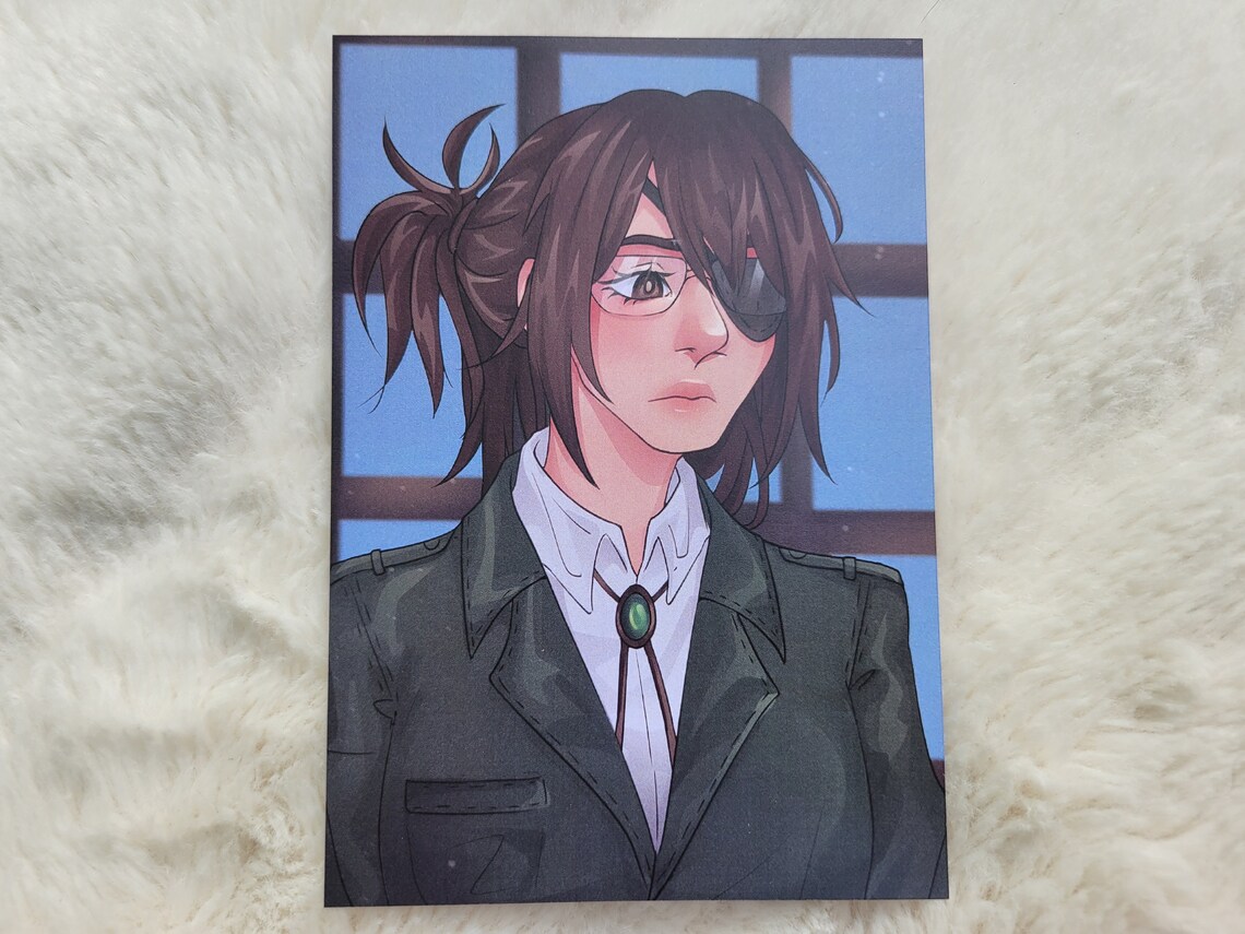 AOT / Snk-inspired Hange Character Print 3 Anime Poster - Etsy