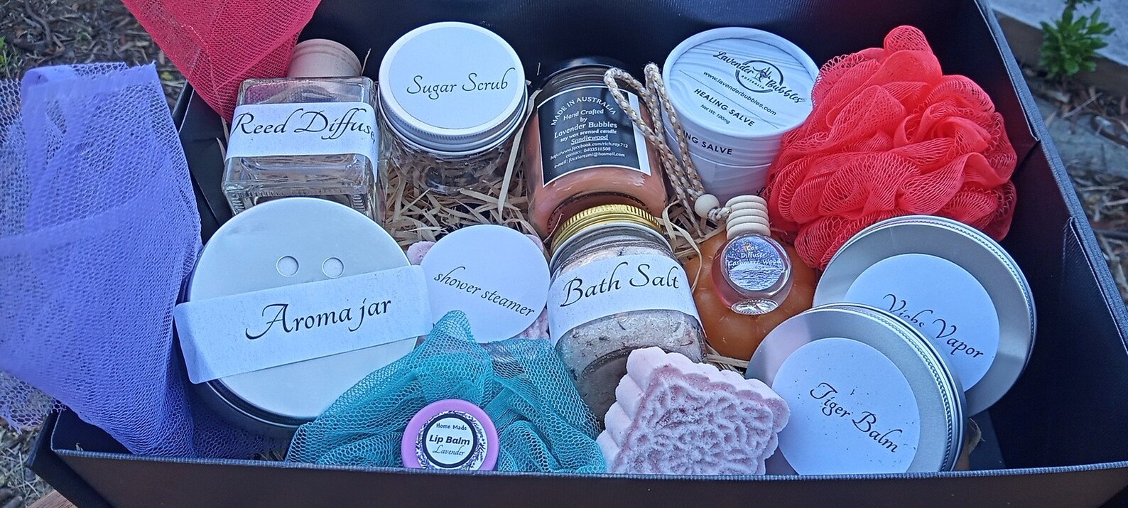 Luxury Hamper Pamper Pack From Lavender Bubbles Memory Box, Self Care ...