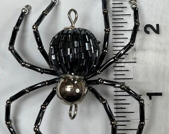 Blue Glitter Disco Ball Beaded Spiders - Etsy