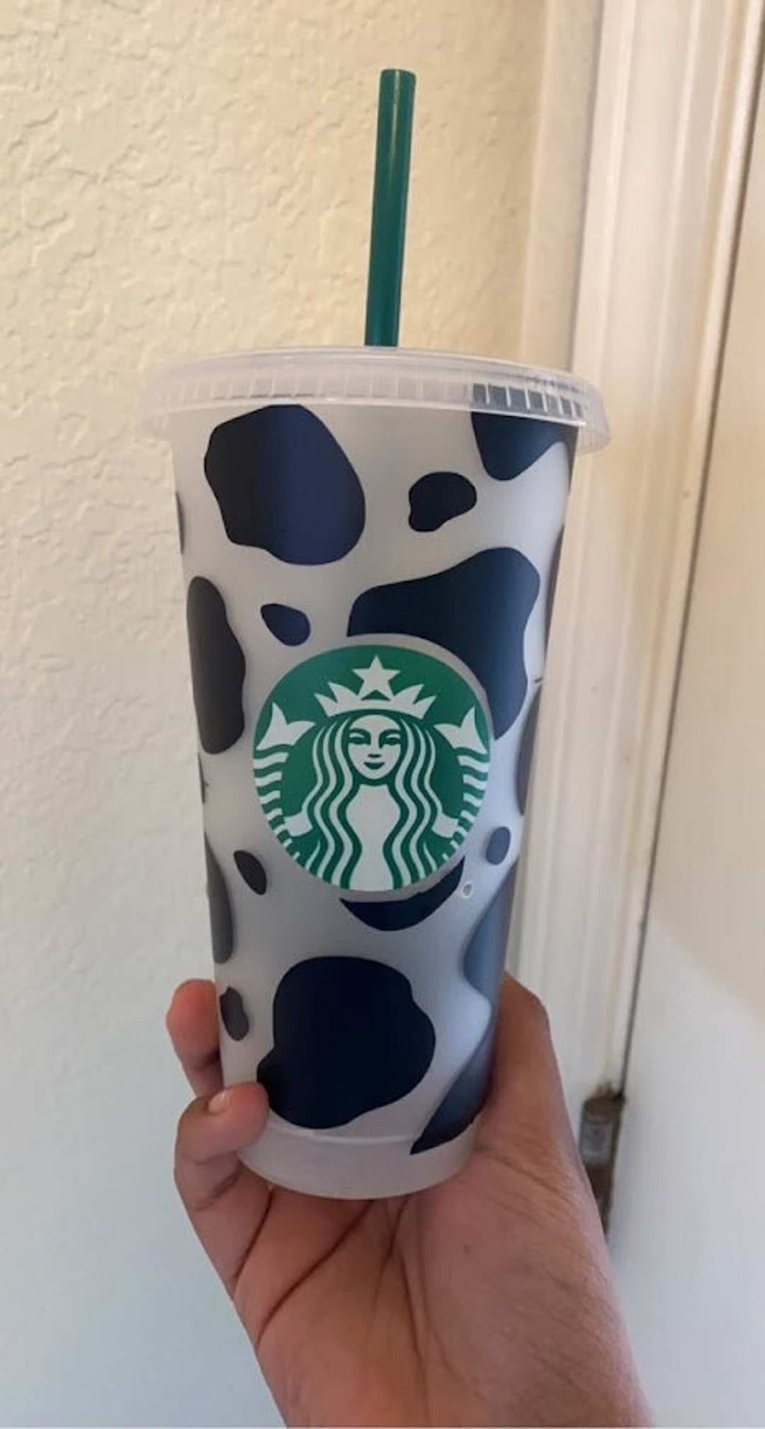 Custom Cow Print Starbucks Cup - Etsy