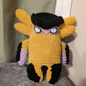 Crochet Owl/penguin Video Game Character Plush Toy, Handmade Whimsical ...
