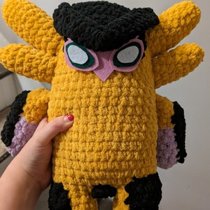 Crochet Owl/penguin Video Game Character Plush Toy, Handmade Whimsical ...