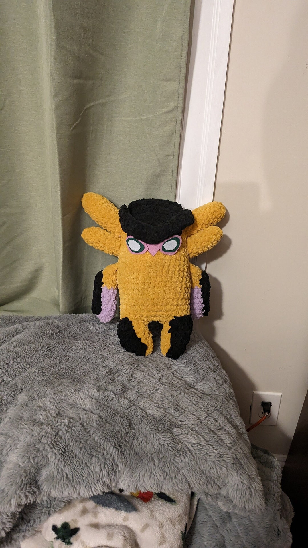 Crochet Owl/penguin Video Game Character Plush Toy, Handmade Whimsical ...