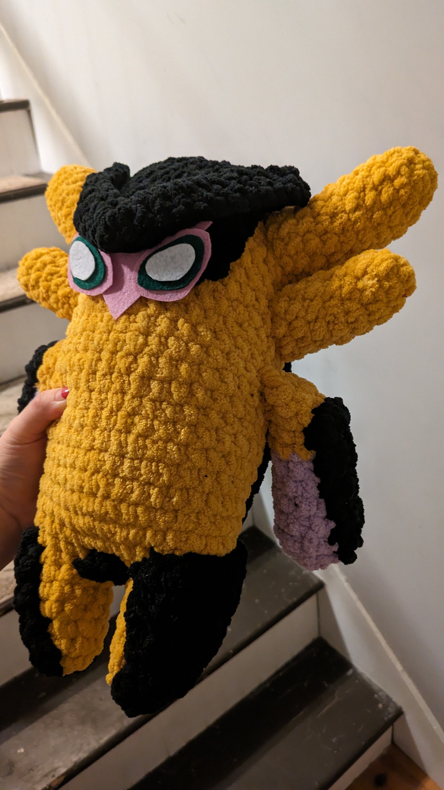 Crochet Owl/penguin Video Game Character Plush Toy, Handmade Whimsical ...