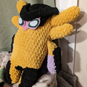 Crochet Owl/penguin Video Game Character Plush Toy, Handmade Whimsical ...