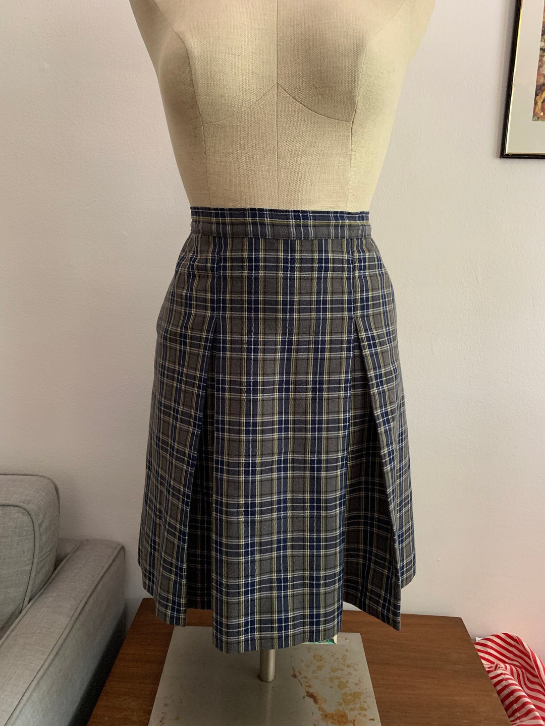 School Girl Pleated Plaid Skirt | Clueless Plaid Skirt | High Waisted ...