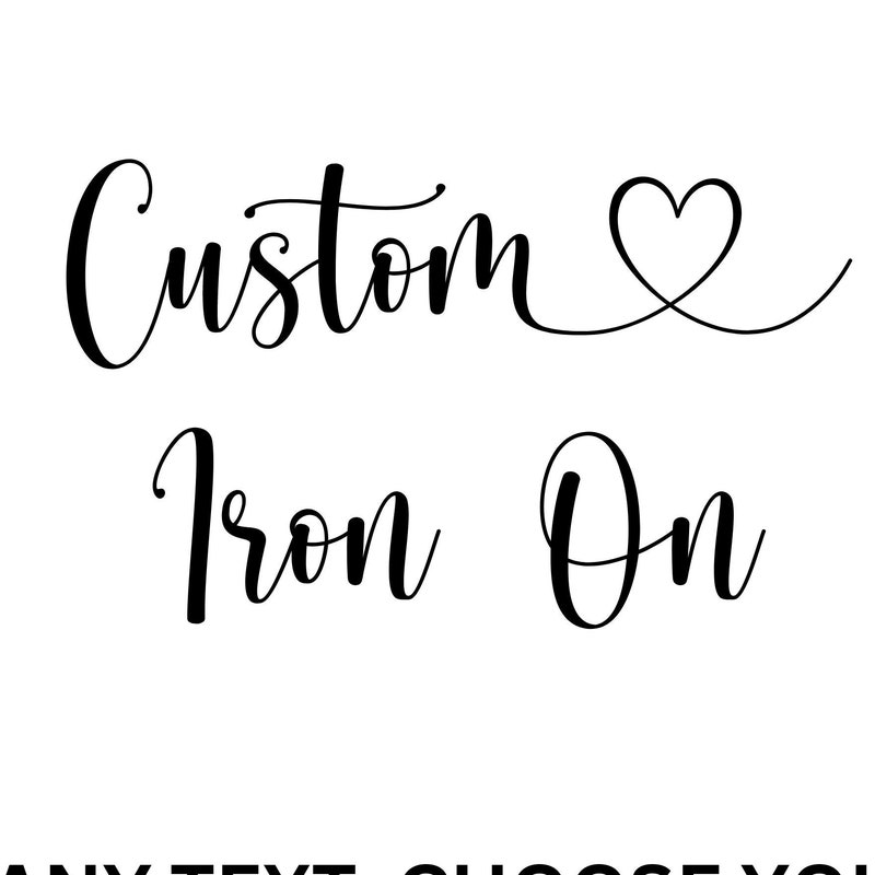 Custom Clothes Decal - Etsy