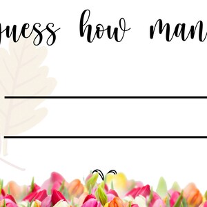 Guessing Game Cards - Guess How Many Game Cards - Printable Guess Cards ...